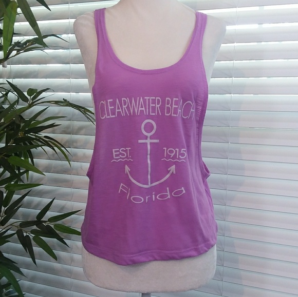 surf style | Tops | Surf Style Clearwater Beach Cropped Tank | Poshmark